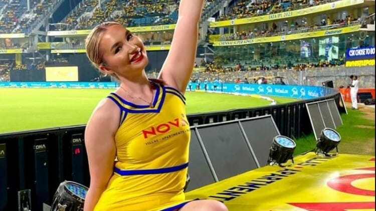 Csk की यह चीयरलीडर हैं बेहद खूबसूरत