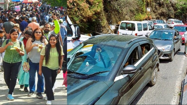 Uttarakhand:वीकेंड पर पहाड़ से मैदान तक उमड़े सैलानी, जाम से हुए हलकान ...