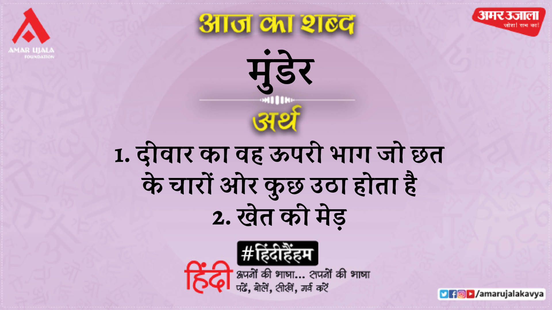 Aaj Ka Shabd Munder Naresh Saxena Hindi Kavita Reh Reh Kar Aaj Saanjh ...