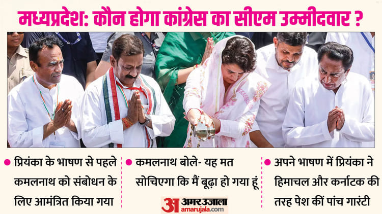 Mp Congress: Priyanka Gandhi Made It Clear Who Will Be The Cm Candidate ...