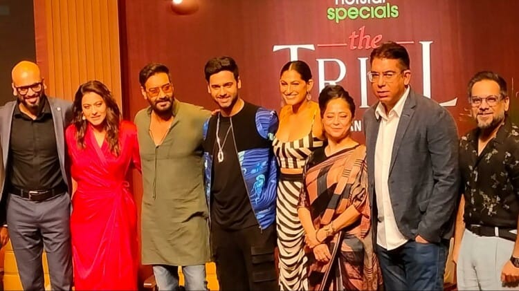 The Trial: Pyaar Kaanoon Dhokha Trailer Launch Event Kajol Ajay Devgn ...