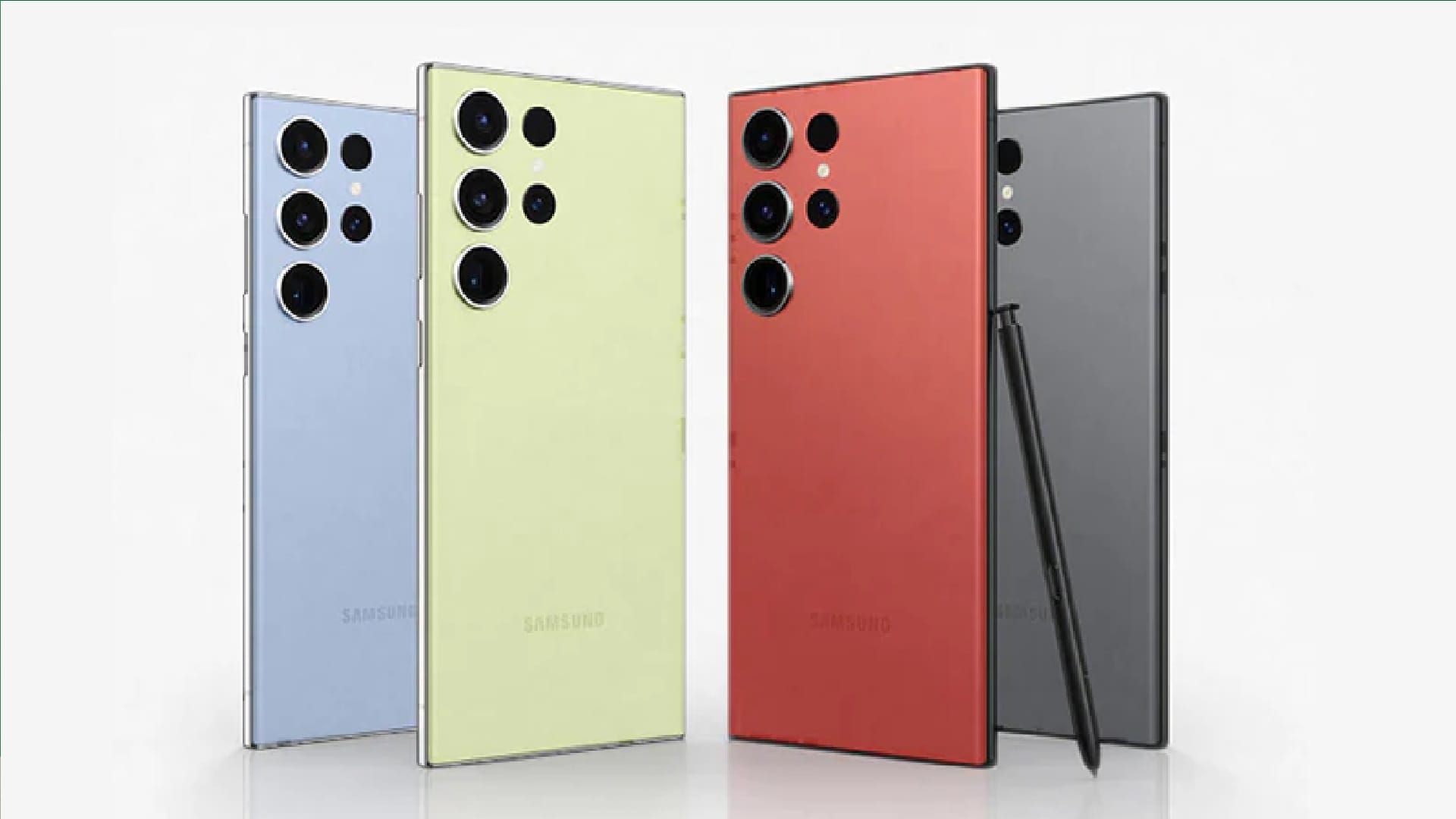 Samsung Galaxy S23 Ultra Exclusive New Red And Light Blue Colours ...