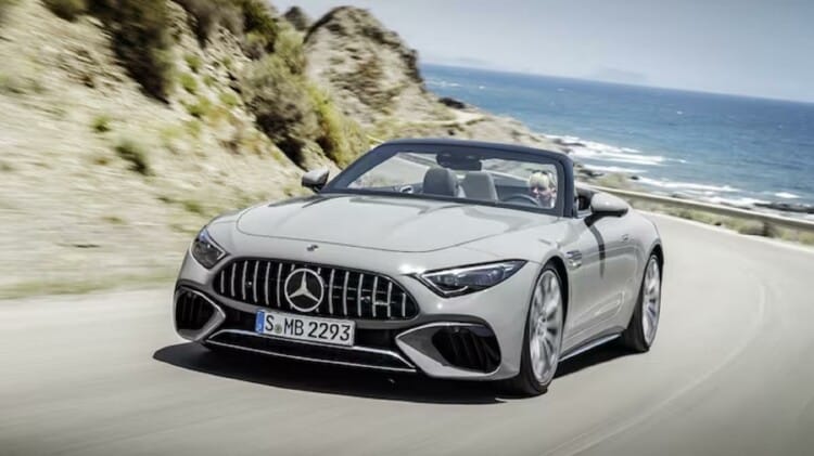 Mercedes-amg Sl 55 Roadster:मर्सिडीज ने भारत में लॉन्च की करोड़ों की ...