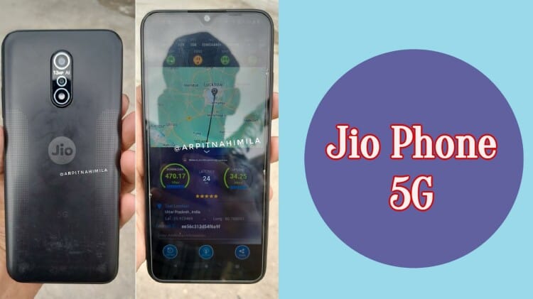 Jio Phone 5g Alleged Live Images Showcase Design Specifications - Amar ...