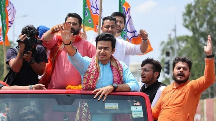 Tejasvi Surya:दो दिवसीय दौरे पर जम्मू पहुंचे तेजस्वी सूर्या, बोले ...