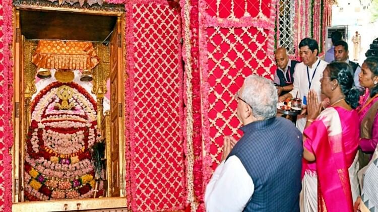 Rajasthan New:महामहिम द्रौपदी मुर्मू ने किए बाबा खाटू श्याम के दर्शन ...