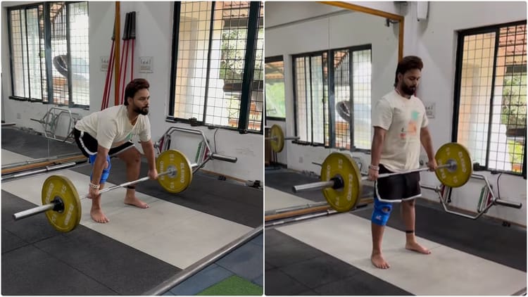 Rishabh Pant Lifts Weights With Ease, Shows Massive Progress In Road To Recovery - Amar Ujala ...