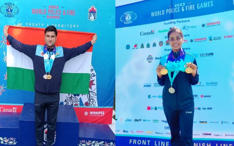 World Police Games 2023: Swati And Vipin From Baghpat Wins Five Medals ...