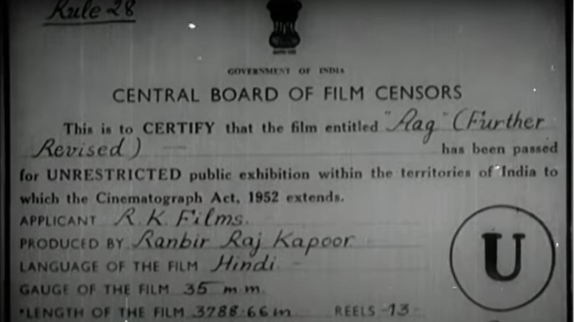 Raj Kapoor Produced Directed First Film Aag 1948 Completes 75 Years Of ...