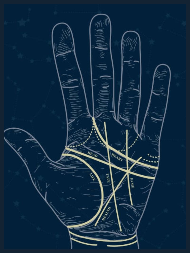 Palmistry In Hindi: Palm Reading Astrology Guide, हस्त रेखा विज्ञान ...