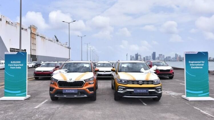 Skoda Auto Volkswagen India Achieves Milestone Of Exporting 600000 Cars Produced At Chakan Pune ...