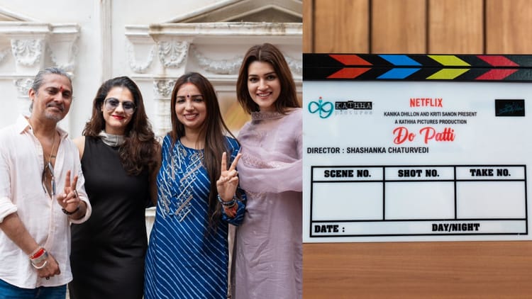 Kriti Sanon And Kajol Start Shooting For Kanika Dhillon Kathha Pictures ...