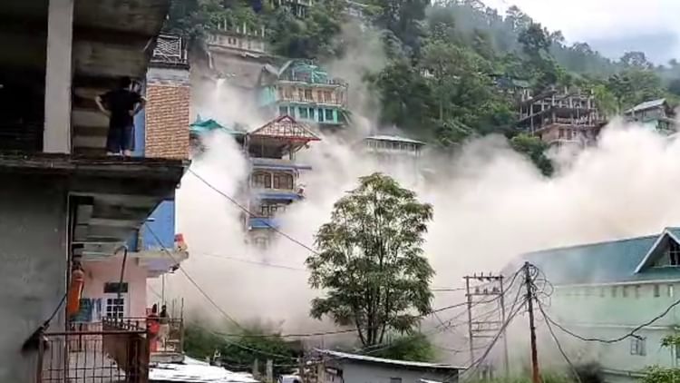 Himachal Weather Update: Eight Building Collapse In Anni Kullu Himachal Pradesh - Amar Ujala ...