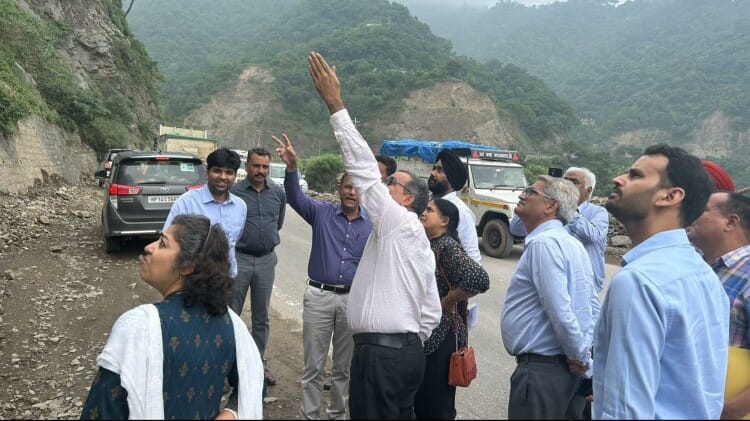 Kalka Shimla National Highway Five: Nhai Technical Team Collects ...