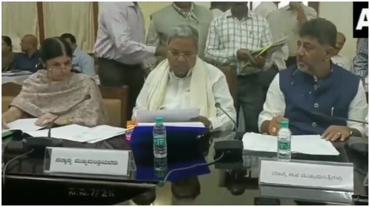 Karnataka Cm's Special Emergency Meeting On Cauvery Water To Tamil Nadu ...