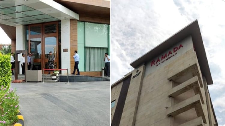 Gurugram:आरओएफ ग्रुप पर आयकर विभाग की छापेमारी, रमाडा होटल में चल रही ...