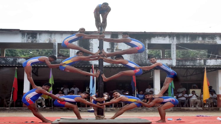 Malkhamb Team Of 26th Vahini Pac Stood First - Amar Ujala Hindi News ...