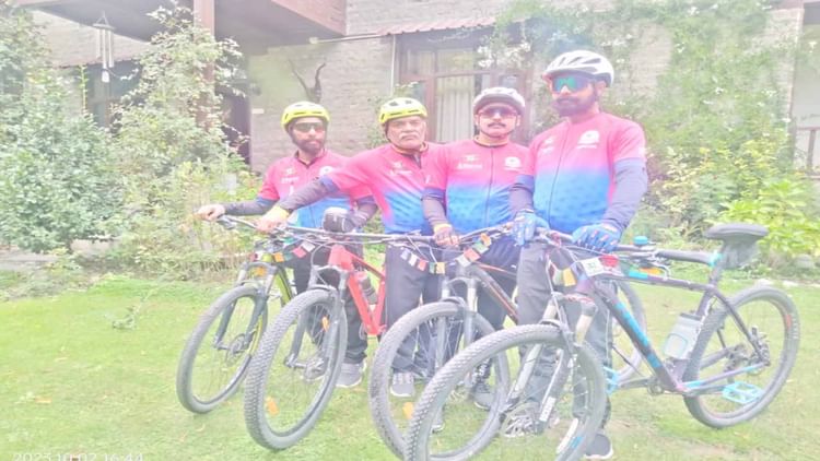 Cyclists Reached Manali After Completing A Journey Of 700 Kilometers Giving The Message Of ...
