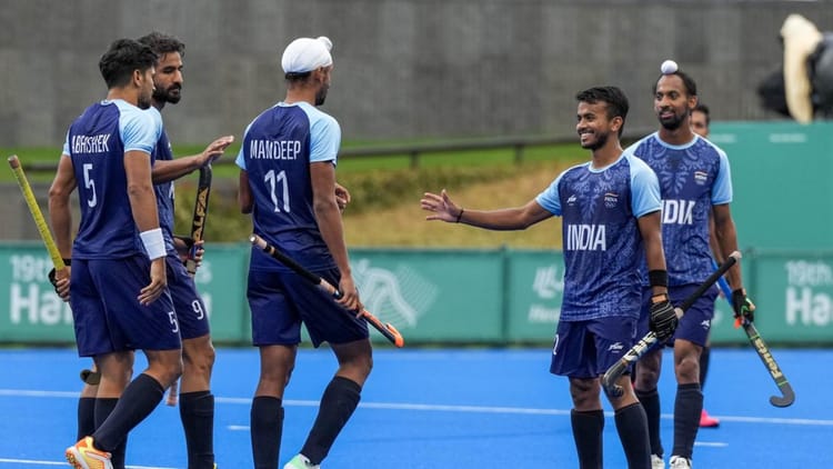 India Vs South Korea Score Asian Games 2023 Hockey Semifinal Ind Vs Kor ...