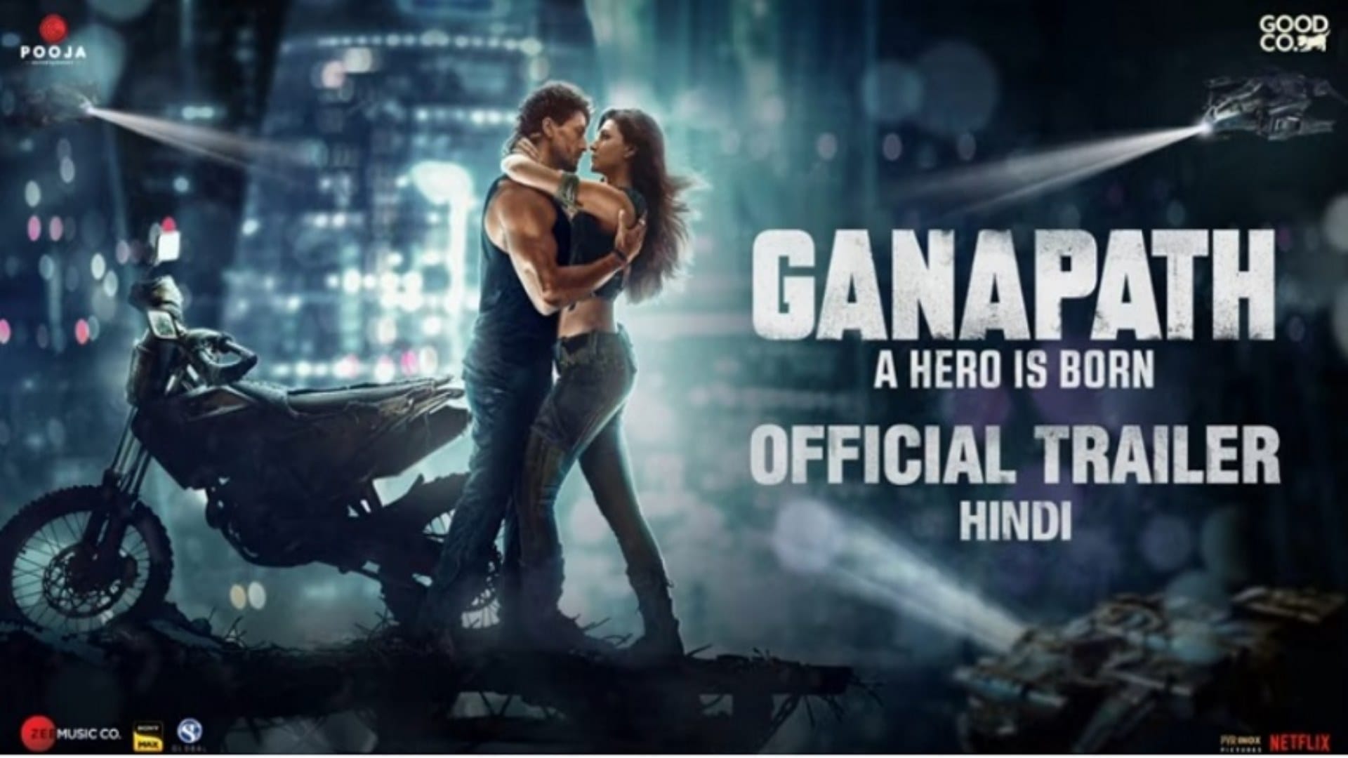 Tiger Shroff Kriti Sanon And Amitabh Bachchan Starrer Ganpath Trailer ...