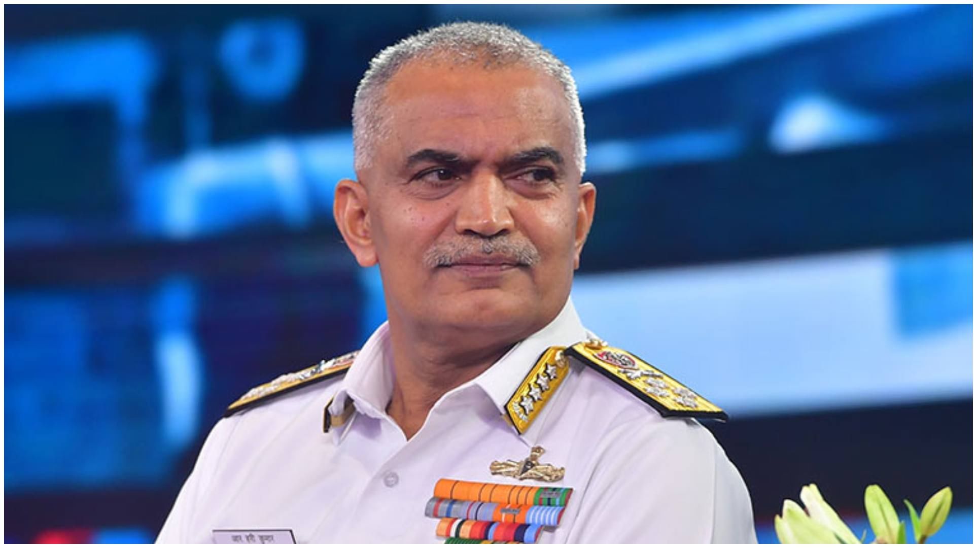 Naval Chief Admiral R Hari Kumar Commits To Make Indian Ocean Region Safe Nausena Bhawan - Amar ...