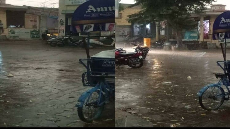 Mathura:वृंदावन में हुई झमाझम बारिश, राया और सुरीर सहित कई क्षेत्रों ...