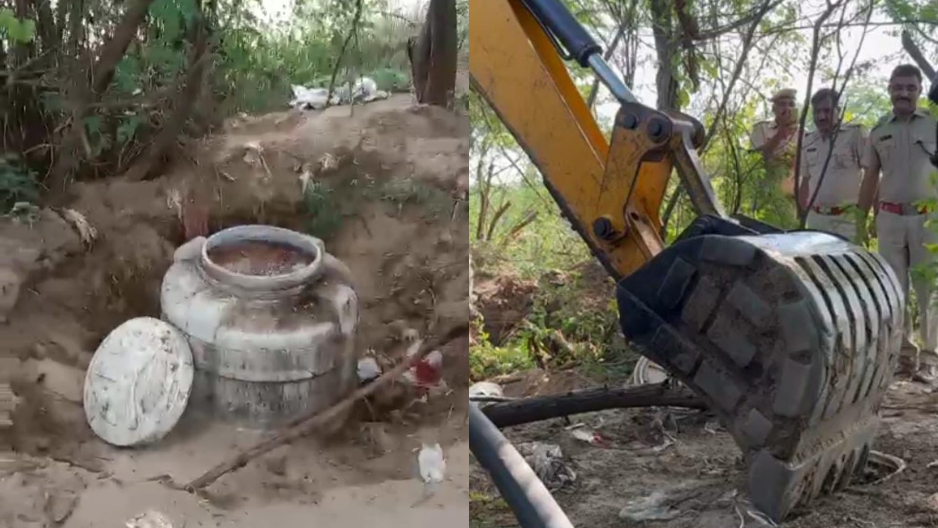 Sirohi Crime:नितौड़ा में बनाई जा रही थी हथकढ़ शराब, जमीन में गाड़े गए ...