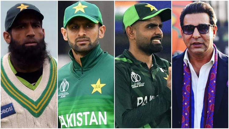 Wc 2023: Pakistan Team Shoaib Malik Asked Babar Azam To Leave Captaincy, Yusuf Blasted Wasim ...