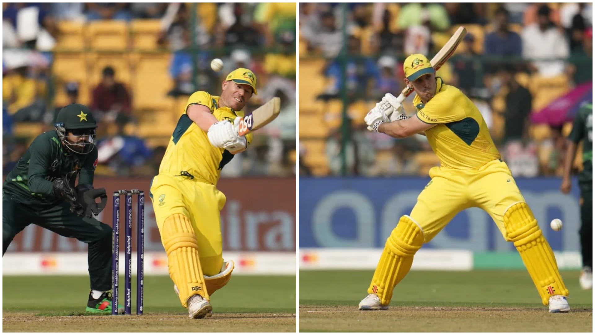 Pak Vs Aus David Warner Mitchell Marsh Created History Broke Watson ...