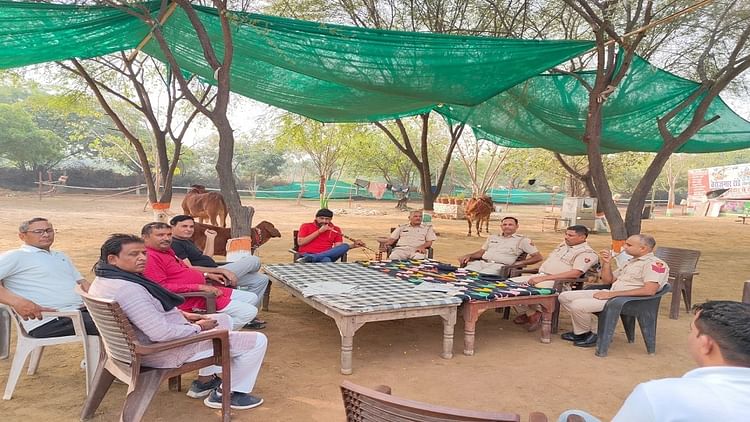 Cm Manohar Lal Visit In Rohtak, Police Reached Naveen Jaihind Garden ... Cm Manohar Lal Visit In Rohtak, Police Reached Naveen Jaihind Garden ...