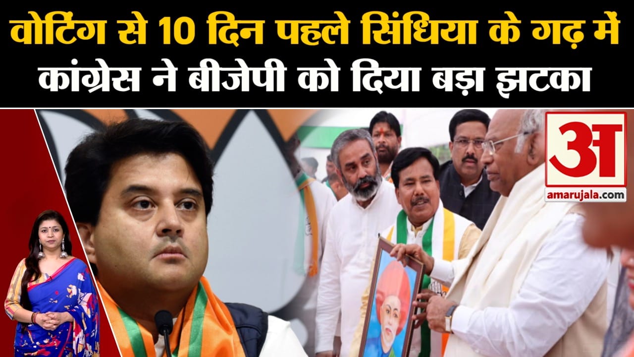 Mp Election 2023: Big Blow To Bjp In Gwalior, Scindia Supporters Join Congress - Amar Ujala ...