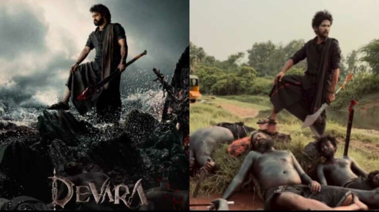 Devara Fans Recreate First Look Poster Of Jr Ntr Janhvi Kapoor Film ...