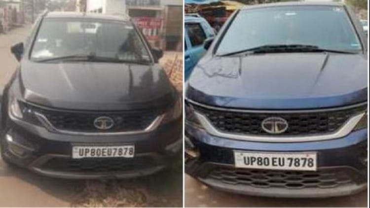 Difference In Color Of Two Cars Model And Number Are Also The Same ...