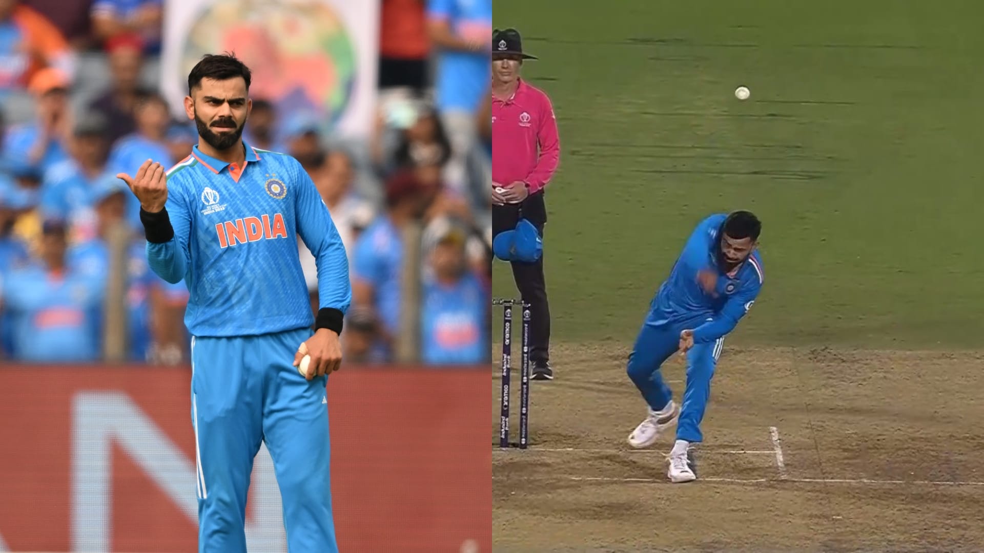 Virat Kohli Bowling: Virat Kohli Bowled For The Second Time In This ...