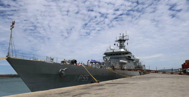 Indian Navy Ship Ins Sharda Visit Madagascar On Sagar Vision To Indian Ocean Maritime Security ...
