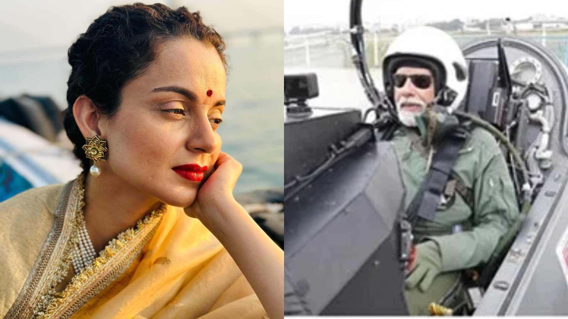 Kangana Ranaut Reacts On Pm Modi Flew In Fighter Jet Expressed Her Apprehension That He Watched ...