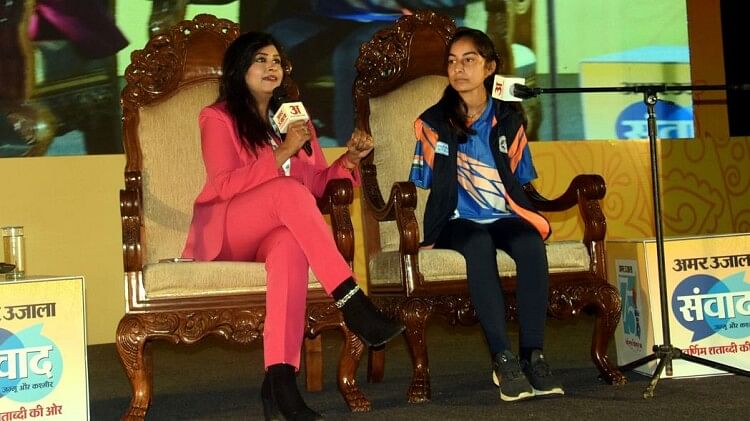 Amar Ujala Samvad 2023 Jammu Kashmir Para Archer Sheetal Devi Told Her ... Amar Ujala Samvad 2023 Jammu Kashmir Para Archer Sheetal Devi Told Her ...