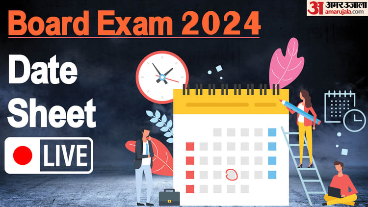 Board Exam Date Sheet 2024 Live: Icse Isc Up Board Datesheet Class 10 ...