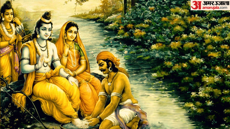 Ayodhya Ram Mandir Kevat-and Ram Samvad In Hindi Laxman-ramayan-chaupai-1 - Amar Ujala Hindi ...