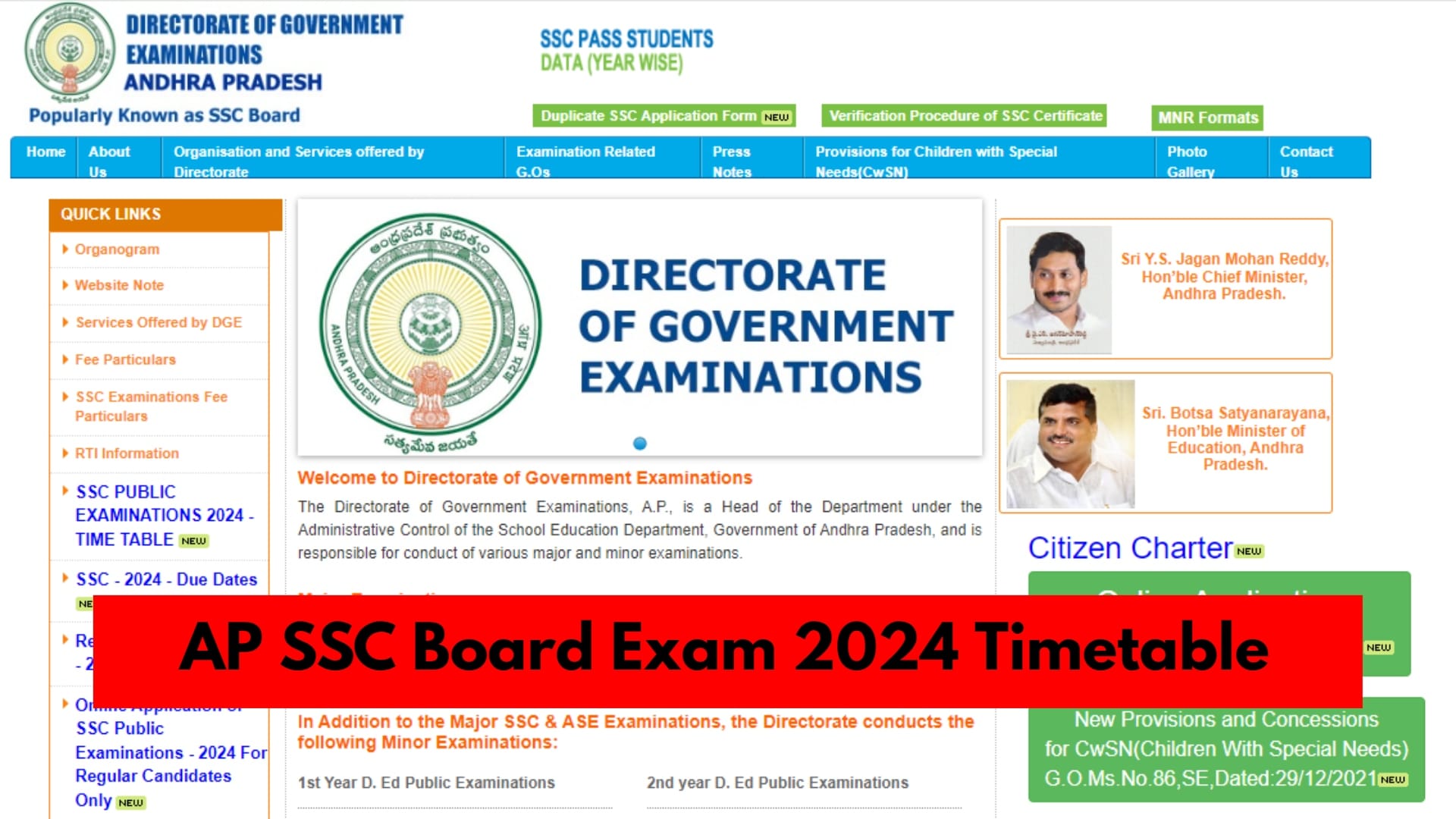 Ap Ssc Board Exam 2024 Timetable Out For Class 10th At Bse.ap.gov.in ...