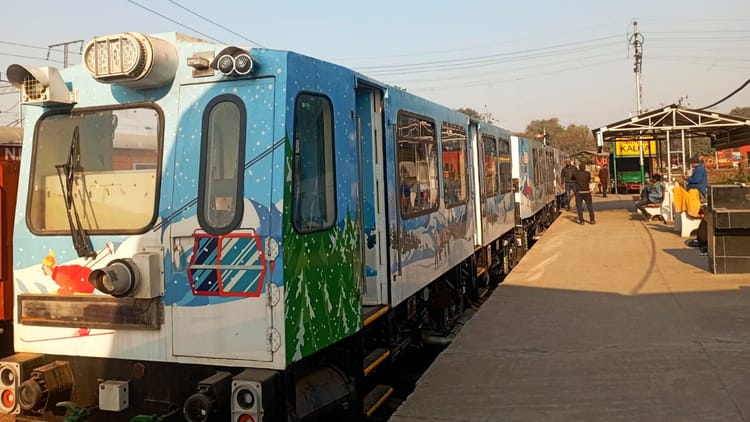 Kalka Shimla Railway Train Set Trial Success Self-propelled Hydraulic ...