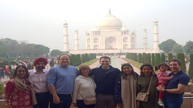 World Bank President Ajay Banga Visited The Taj With His Family - Amar Ujala Hindi News Live ...