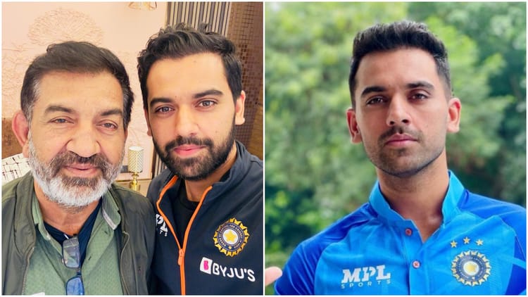 Deepak Chahar Shared Photo With Father Wrote Once Again You Have Shown ...