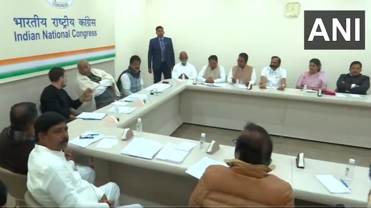 Congress Rahul Gandhi Mallikarjun Kharge Meet Andhra Pradesh Congress Leaders Lok Sabha ...