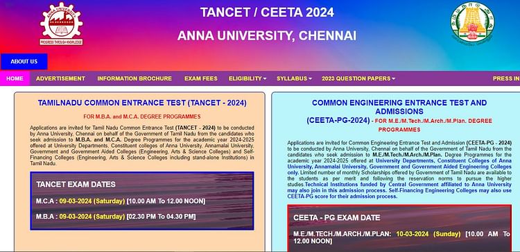 Tancet Registration 2024 Begins Apply Online At Tancet.annauniv.edu ... Tancet Registration 2024 Begins Apply Online At Tancet.annauniv.edu ...