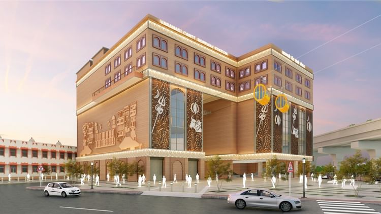 Varanasi Ropeway Damru-trishul-conch-river And Ghat Will Be Seen In The ...