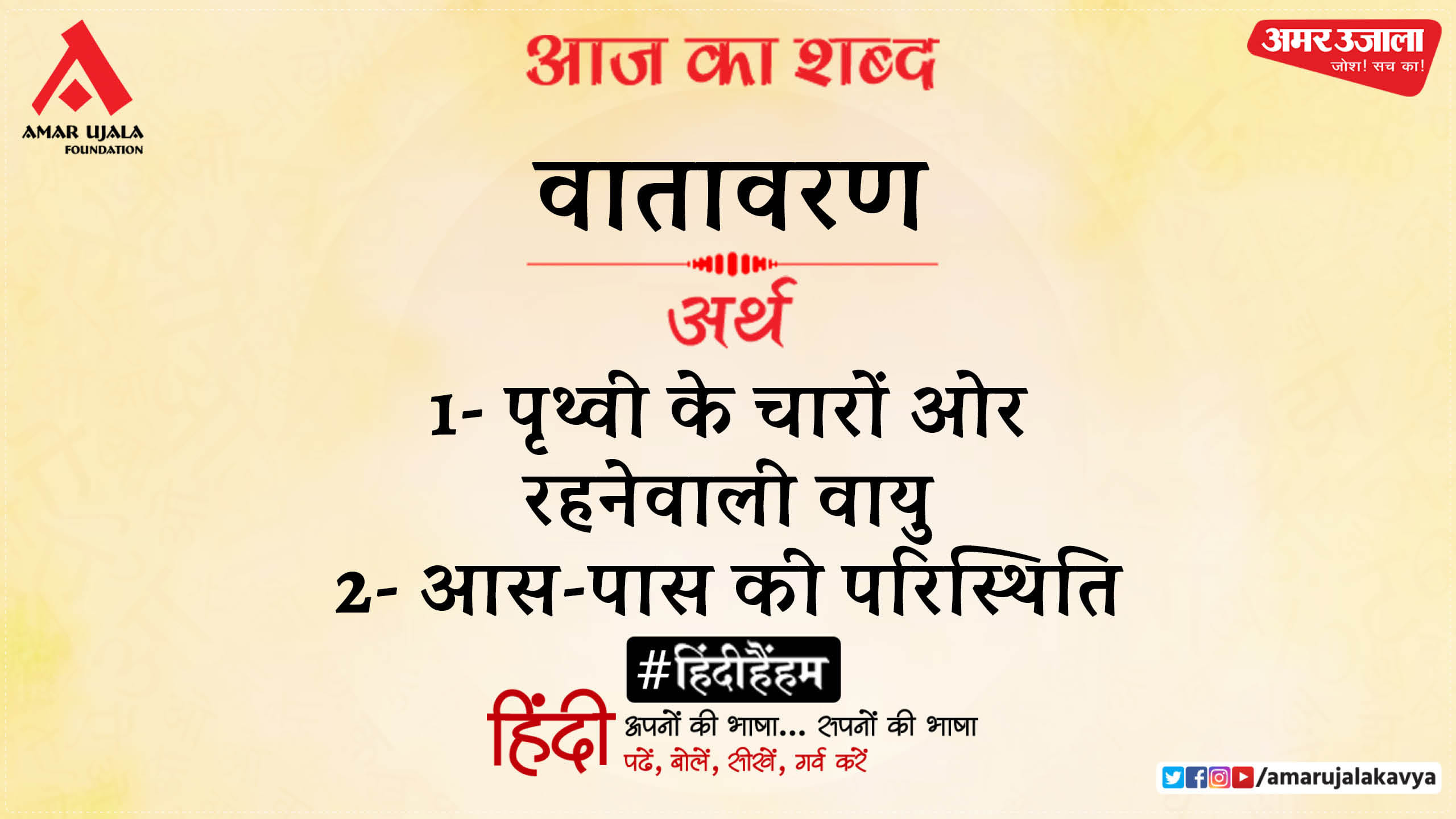 Aaj Ka Shabd Vatavaran Trilochan Best Hindi Poem Sanjh Gulabi Thund ...