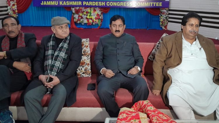 Jammu Kashmir: Congress Leader Solanki Said India Alliance Will Win All ...