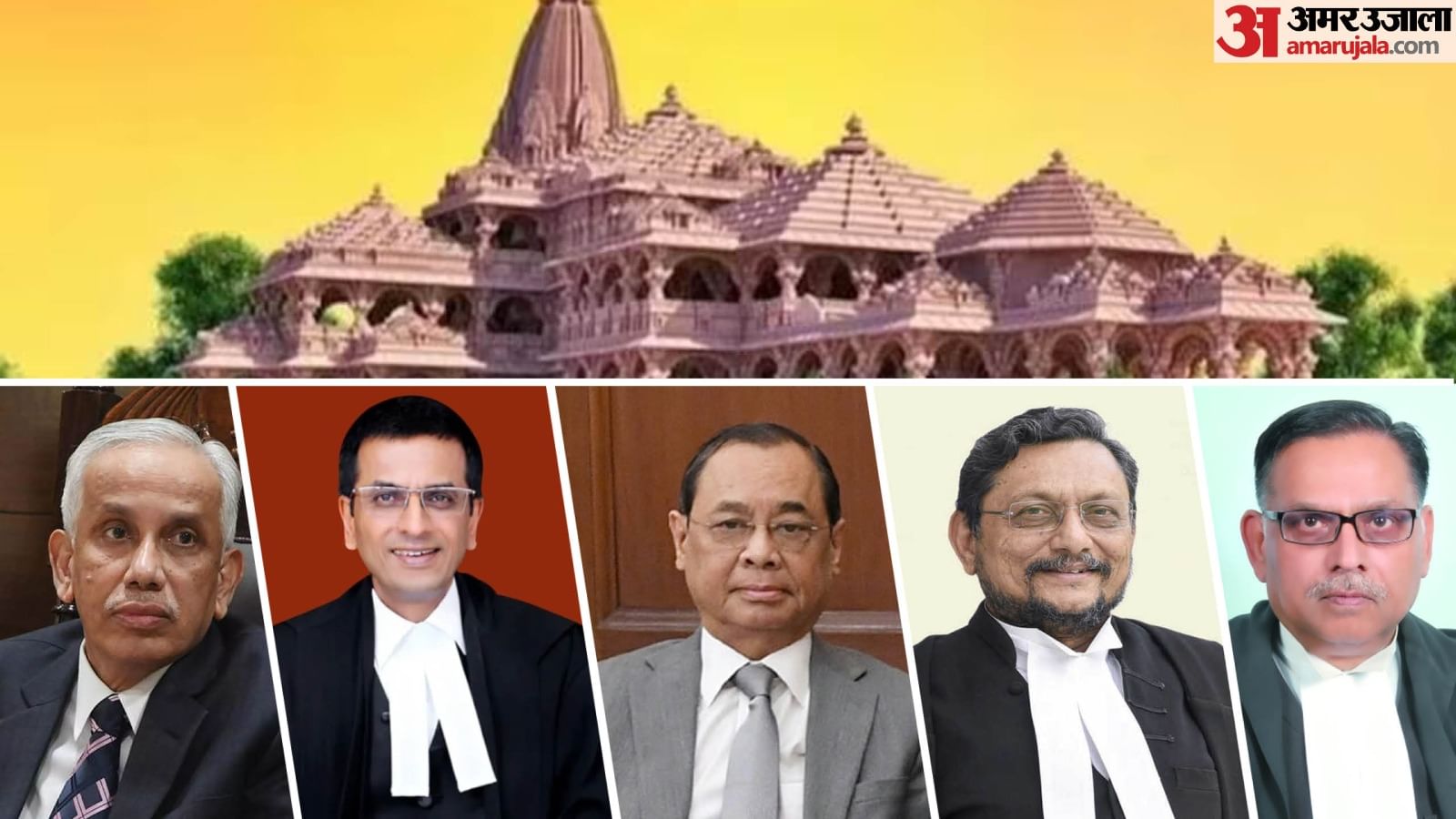 Ayodhya Ram Temple 22 January Consecration Cji Chandrachud Five Sc ...