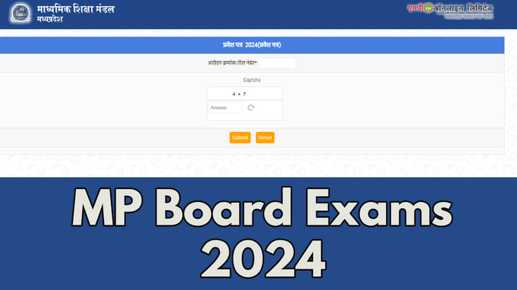 Mp Board 10th 12th Admit Card 2024 Out At Mpbse.mponline.gov.in Direct ...